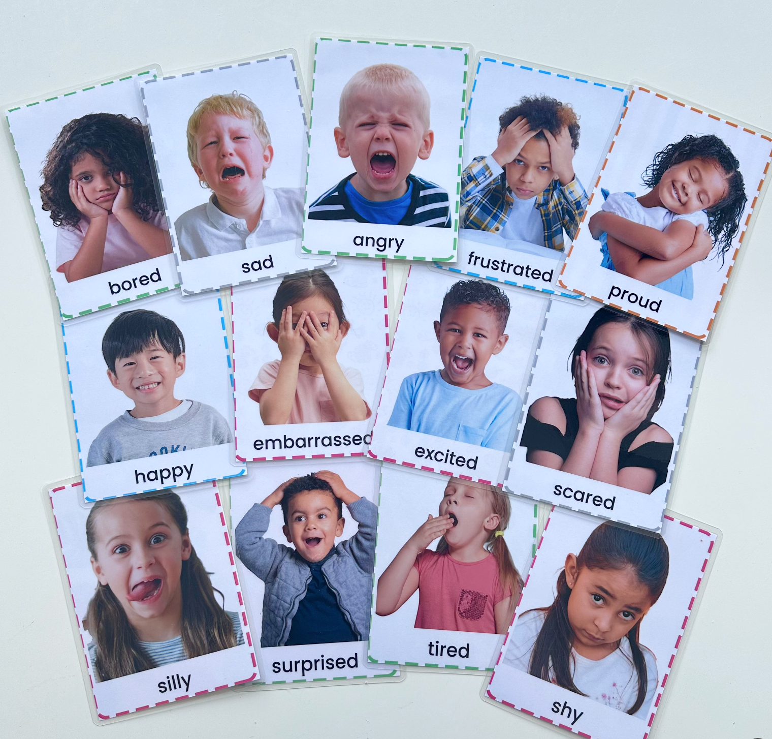 Emotions Flashcards – Big Giant Doodle - HUGE, Personalized Colouring ...